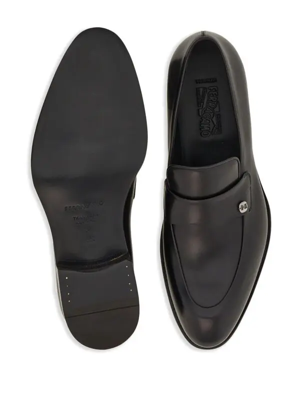 FERRAGAMO Tramezza Leather Loafers