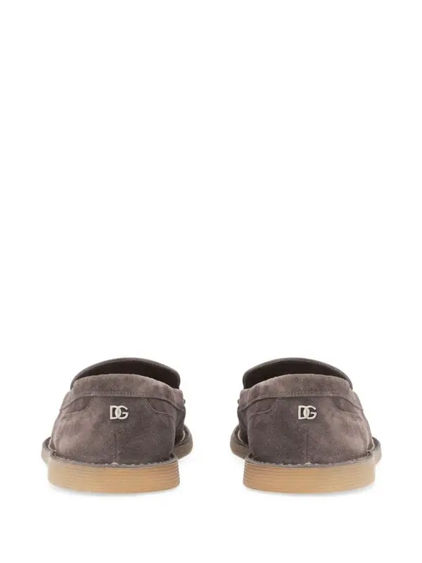 Dolce & Gabbana Suede Loafers - Grey