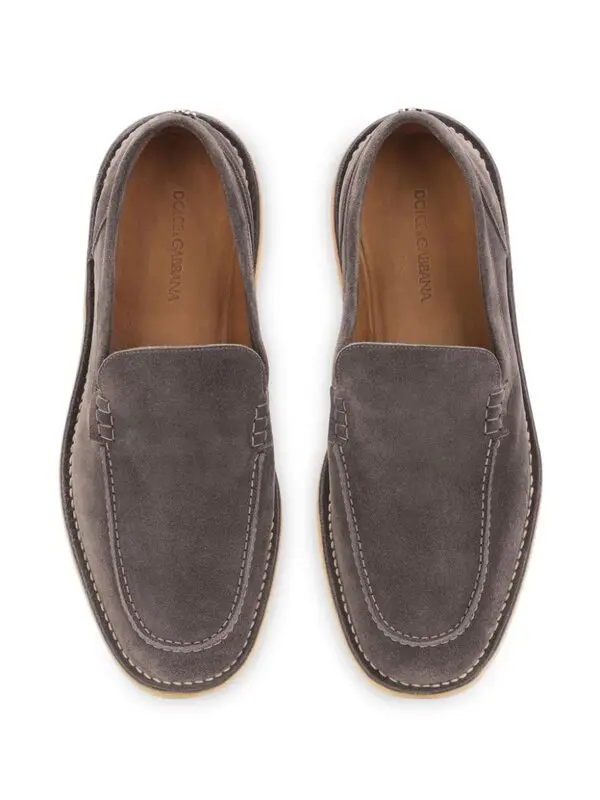 Dolce & Gabbana Suede Loafers - Grey