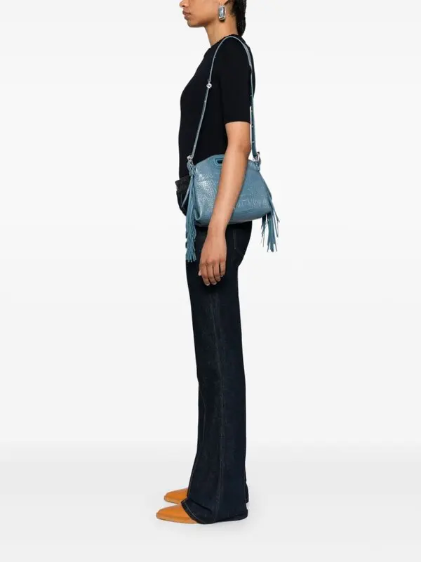 Maje Mini Miss M Embossed Tote