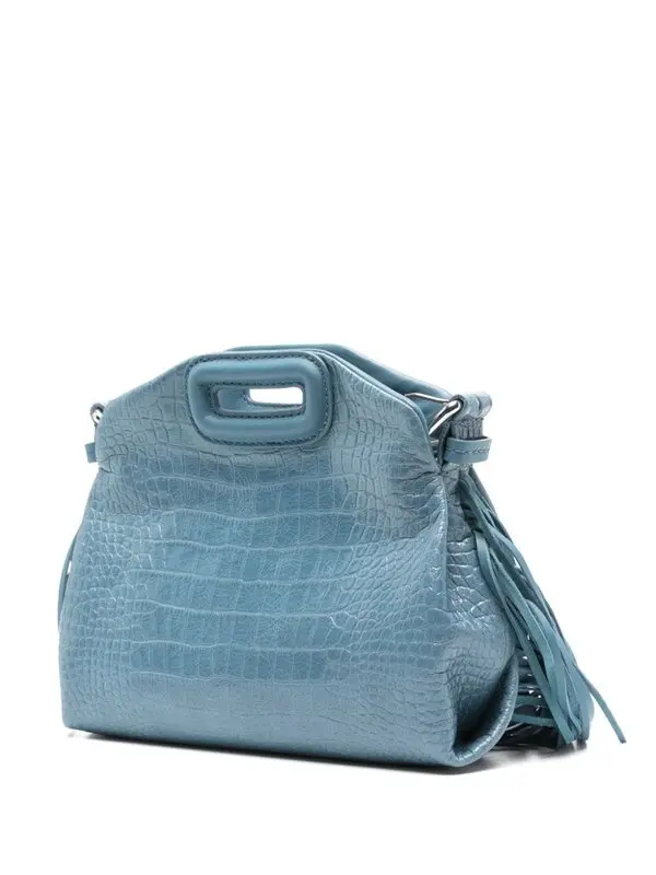 Maje Mini Miss M Embossed Tote