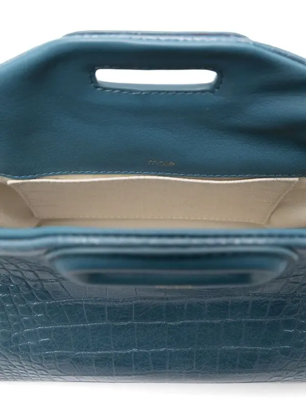 Maje Mini Miss M Embossed Tote