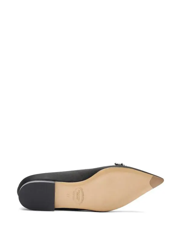 SCAROSSO Iris Crystal-embellished Ballerinas