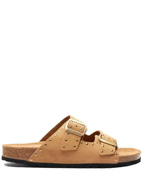 SCAROSSO Hopi Studded Suede Sandals