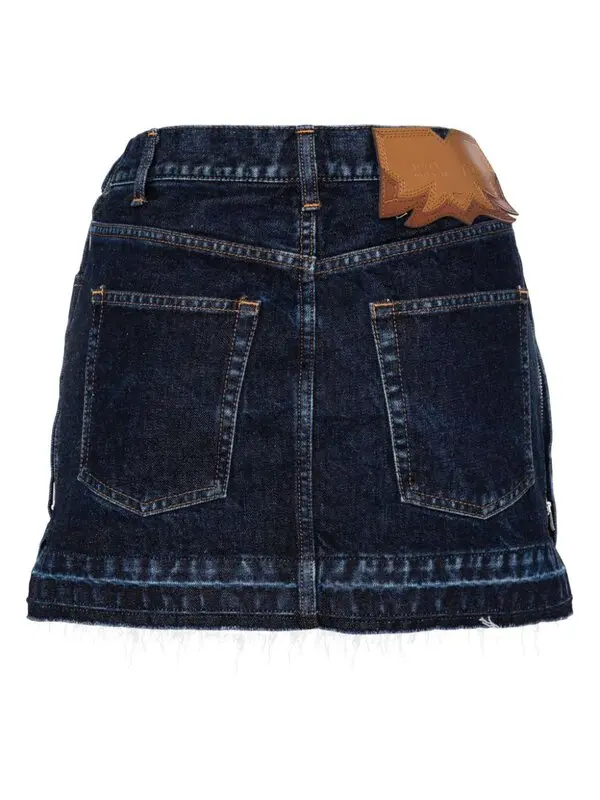 Toga Denim Mini Skirt