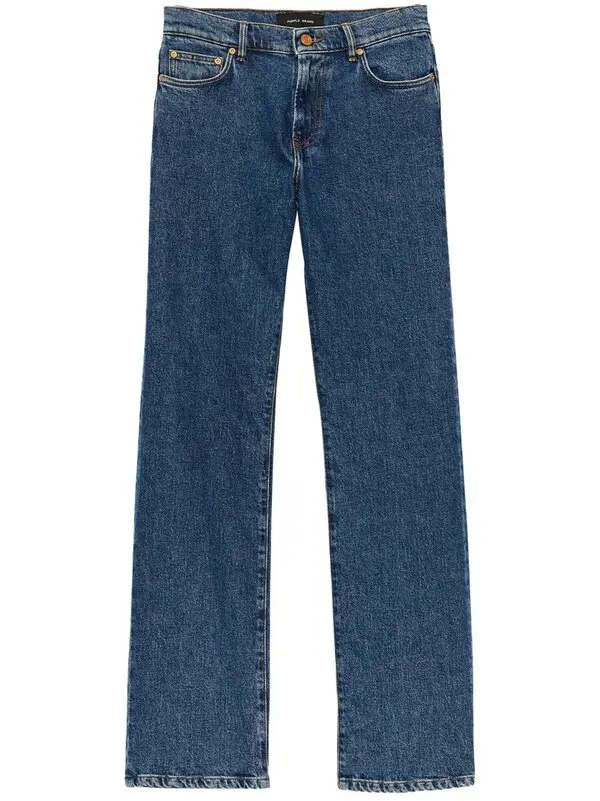 PURPLE BRAND Cut-out Flared Jeans - Blue