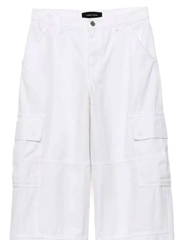 PURPLE BRAND Wide-leg Cargo Trousers