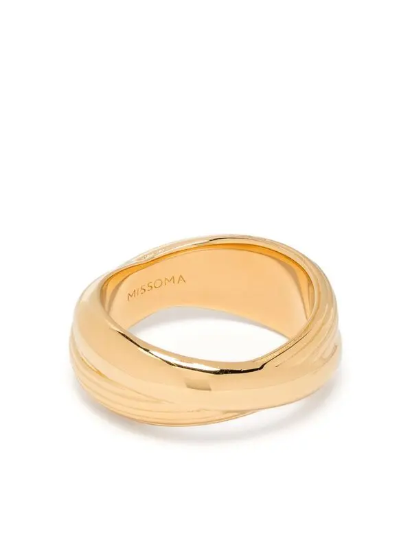 MISSOMA Lucy Williams Chunky Entwine Ridge Ring - Gold