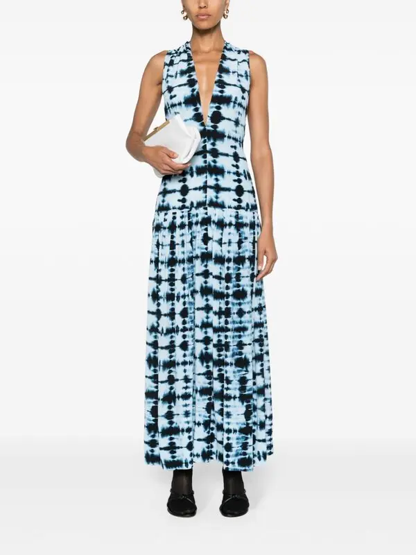 Proenza Schouler Simone Tie-dye Midi Dress