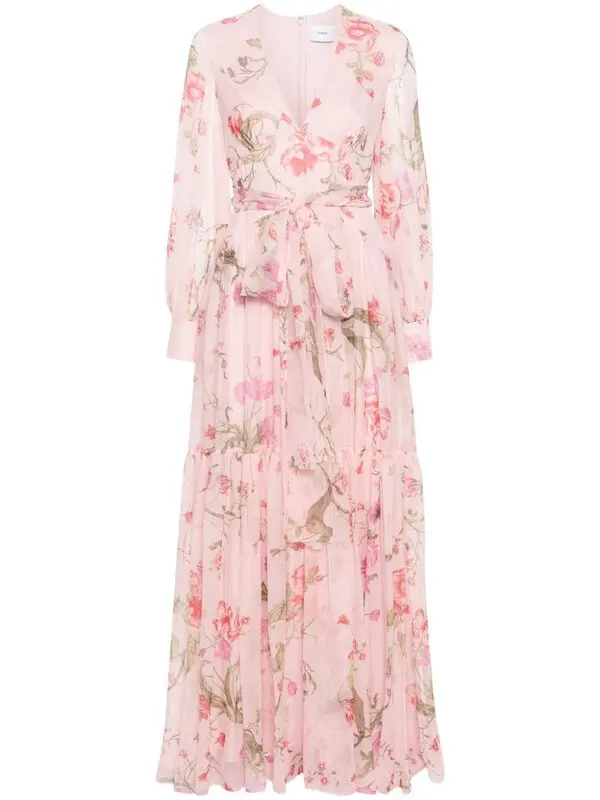Erdem Floral-print Silk Gown
