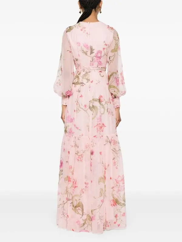 Erdem Floral-print Silk Gown