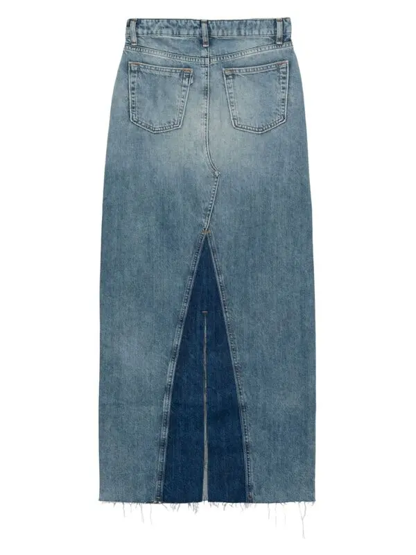 3x1 Charlotte Denim Midi Skirt
