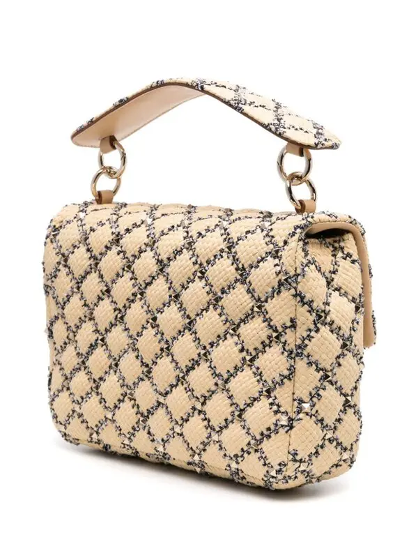 Valentino Garavani Rockstud Woven Tote Bag