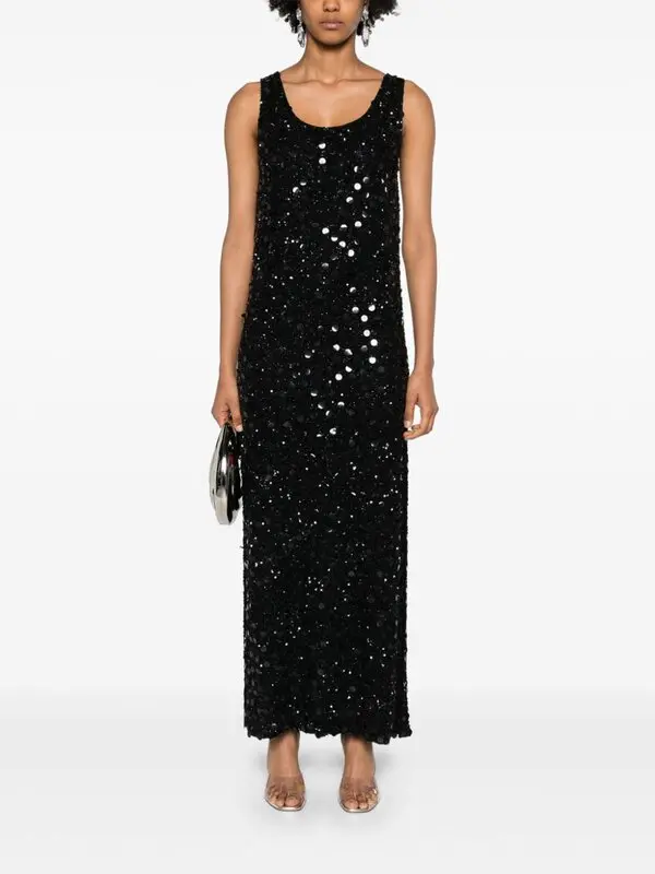 P.a.r.o.s.h Sequinned Midi Dress