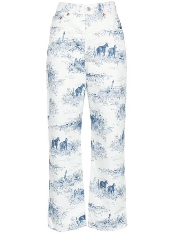 LEVI'S Ribcage High-rise Straight Jeans
