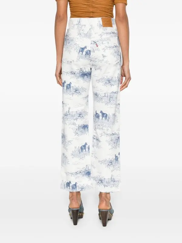 LEVI'S Ribcage High-rise Straight Jeans
