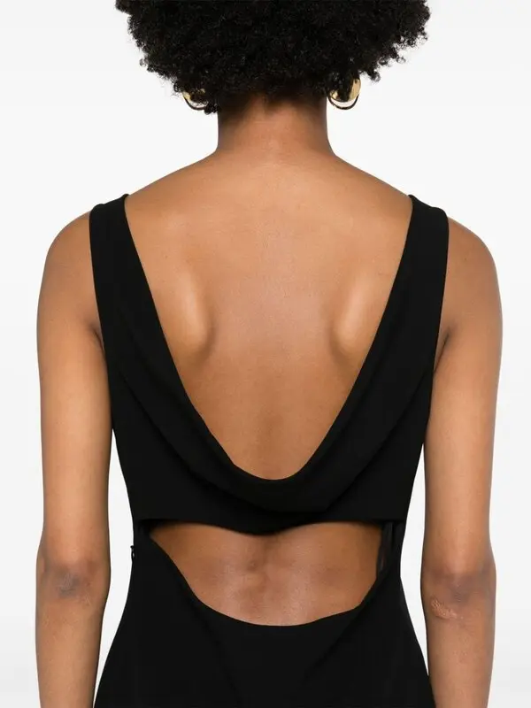 Givenchy Cowl-back Crepe Minidress