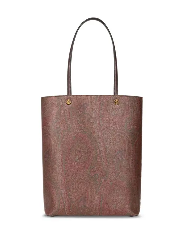 Etro Paisley-print Open Tote - Brown