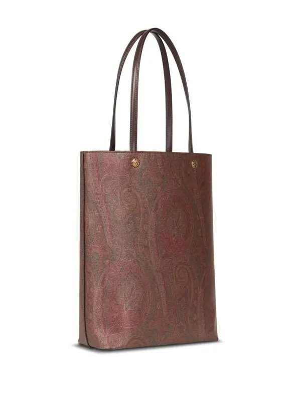 Etro Paisley-print Open Tote - Brown
