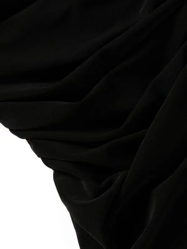 Norma Kamali Bill Ruched Swimsuit - Black