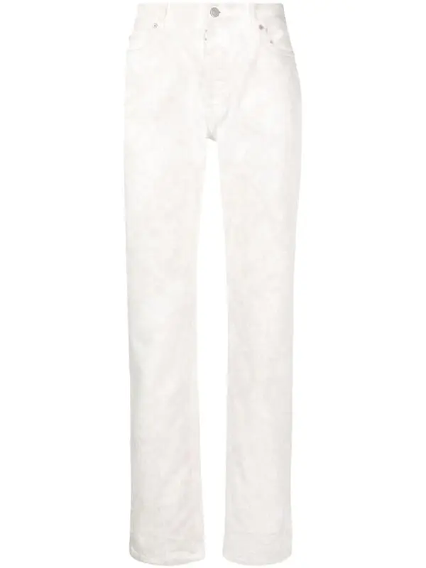 MAISON MARGIELA Bleached-wash Slim-cut Jeans