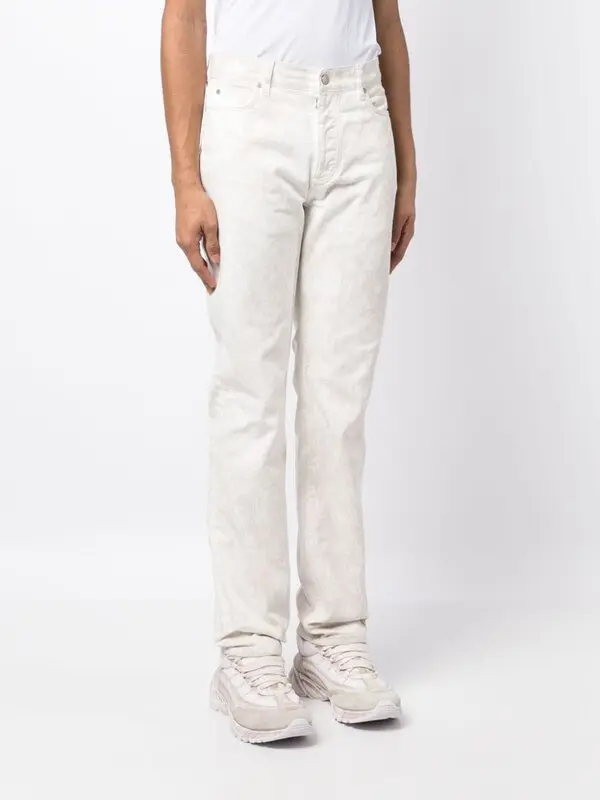 MAISON MARGIELA Bleached-wash Slim-cut Jeans