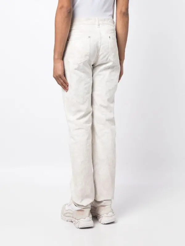 MAISON MARGIELA Bleached-wash Slim-cut Jeans