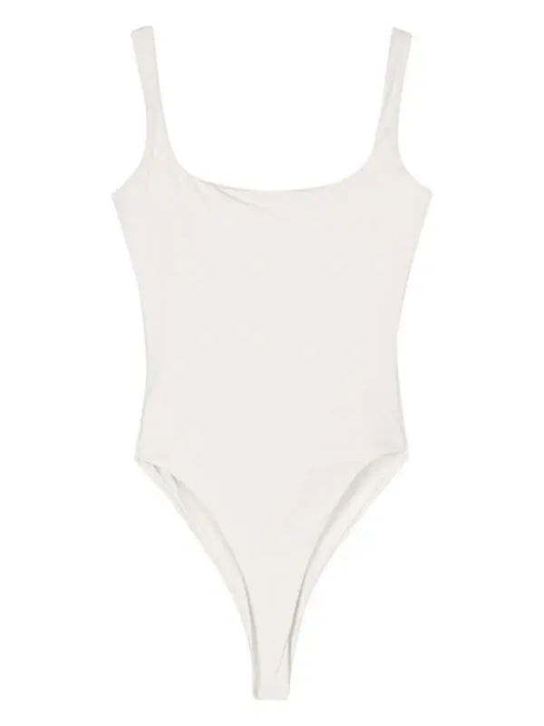 ENTIRE STUDIOS Square-neck Bodysuit - White