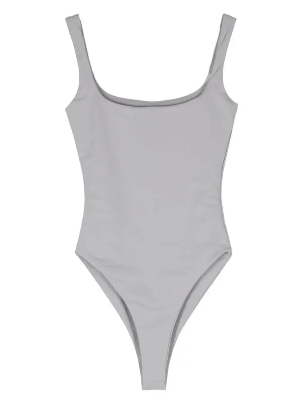 ENTIRE STUDIOS Square-neck Bodysuit - Grey