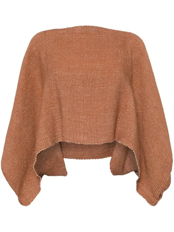 Voz Cropped Cotton Cape