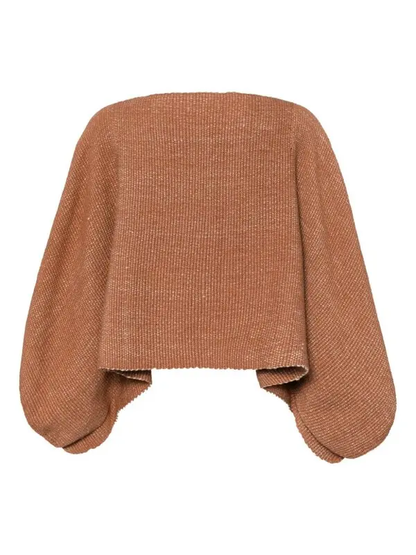Voz Cropped Cotton Cape