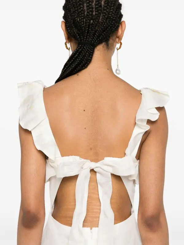 Zimmermann Harmony Botanical-print Midi Dress