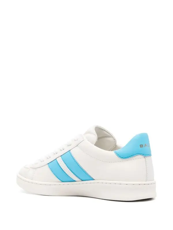 Bally Tyger Leather Sneakers - White