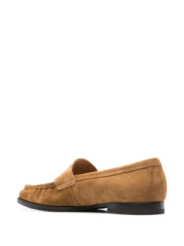 SCAROSSO Fred Suede Loafers - Neutrals