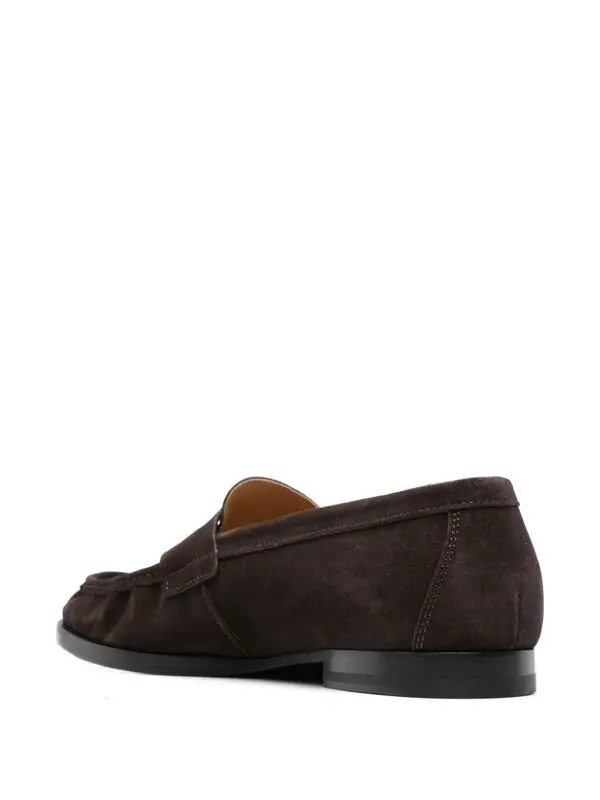 SCAROSSO Fred Suede Loafers - Brown