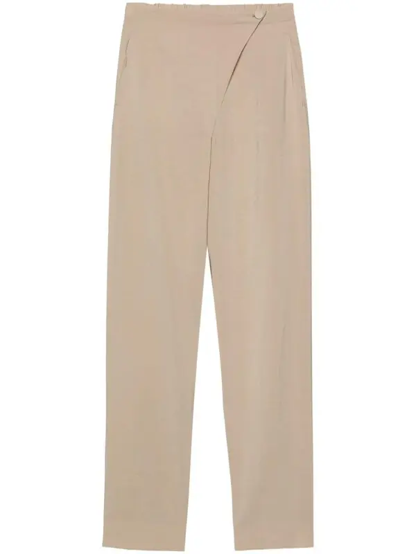 Emporio Armani Overlapping-panel Tapered Trousers