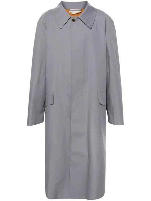 Marni Single-breasted Maxi Coat - Grey