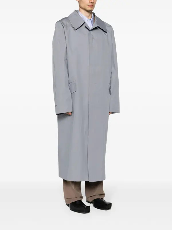 Marni Single-breasted Maxi Coat - Grey
