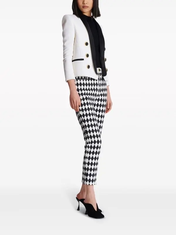 Balmain Open-front Wool Blazer