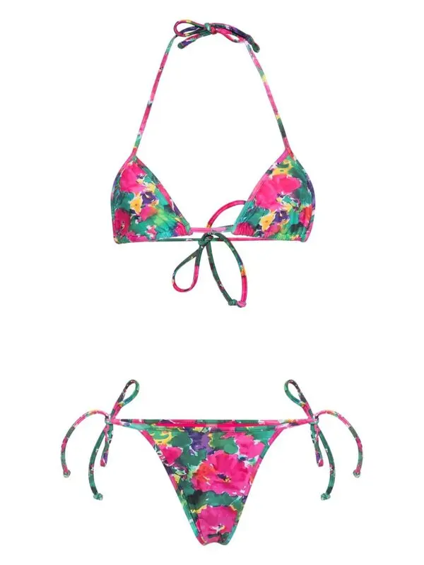 REINA OLGA Oldie Abstract-pattern Bikini Set