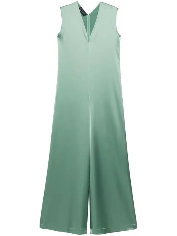GIANLUCA CAPANNOLO Antonia Sleeveless Jumpsuit - Green