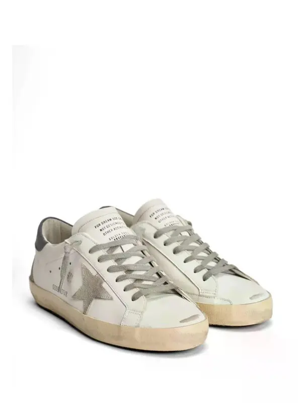 GOLDEN GOOSE Super-star Distressed Sneakers - Neutrals