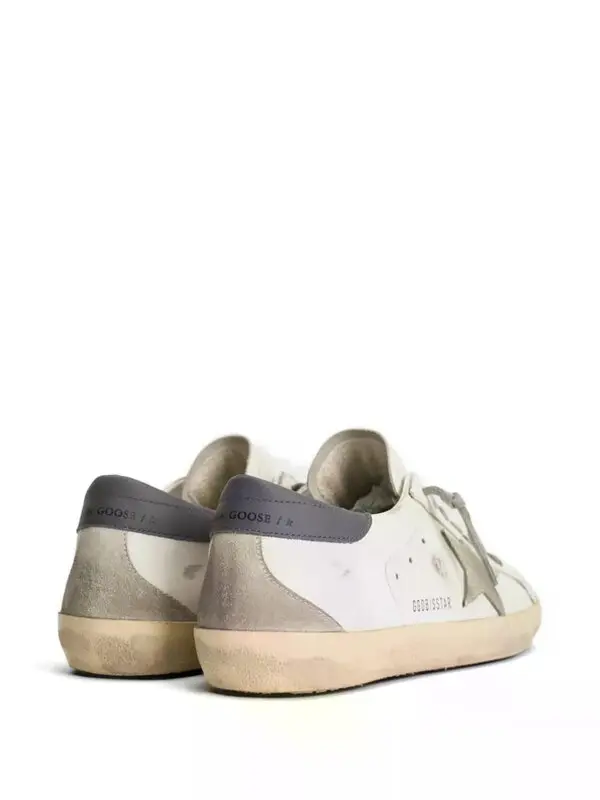 GOLDEN GOOSE Super-star Distressed Sneakers - Neutrals