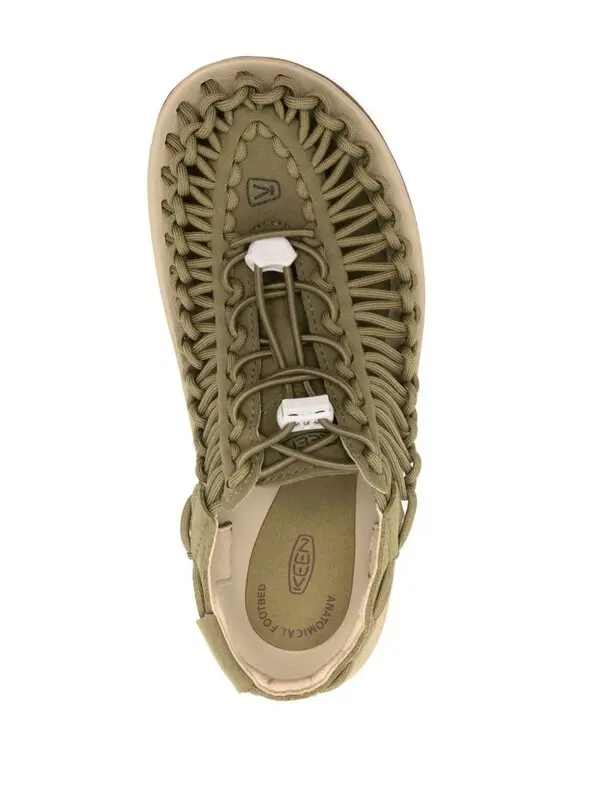 Keen Uneek Debossed Logo Sandals - Green
