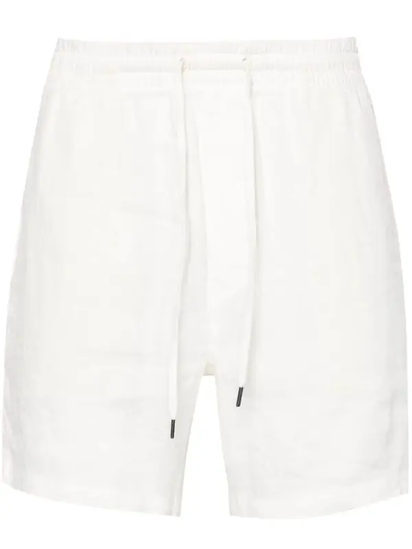 Polo Ralph Lauren Pony-motif Linen Shorts - White