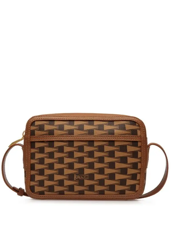 Bally Monogram Pattern Shoulder Bag