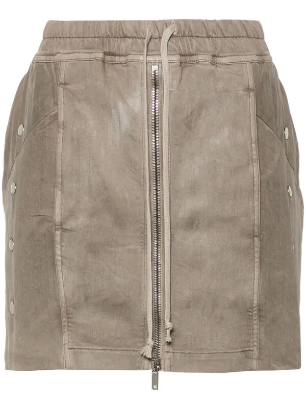 Rick Owens Babel Mini Skirt - Brown