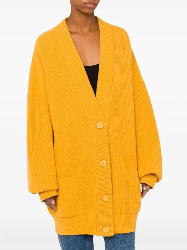 Moschino Oversized V-neck Cardigan
