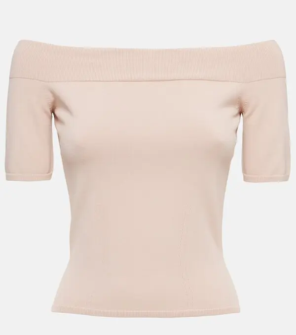 Alexander McQueen Off-shoulder Top