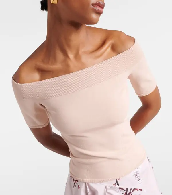 Alexander McQueen Off-shoulder Top